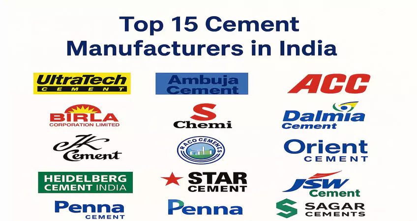 Top 15 Cement Manufacturers in India